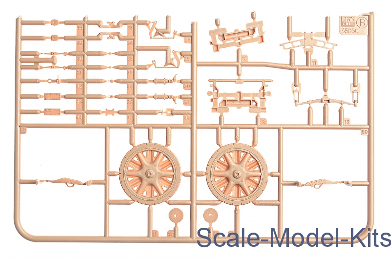 AFV-Club - FH18 105mm Howitzer - plastic scale model kit in 1:35 scale ...