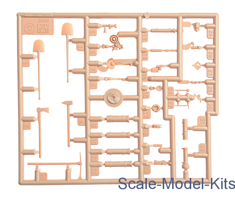 AFV-Club - FH18 105mm Howitzer - plastic scale model kit in 1:35 scale ...