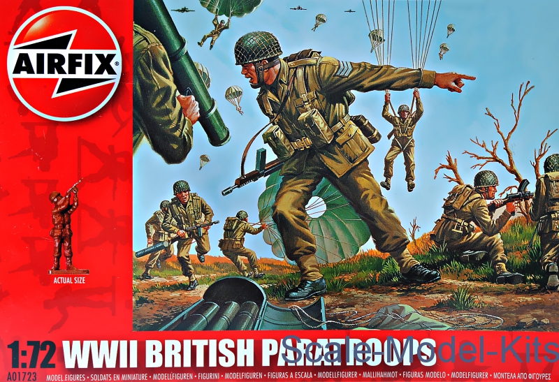 Airfix - British paratroops - Series 1 - plastic scale model kit in 1: ...
