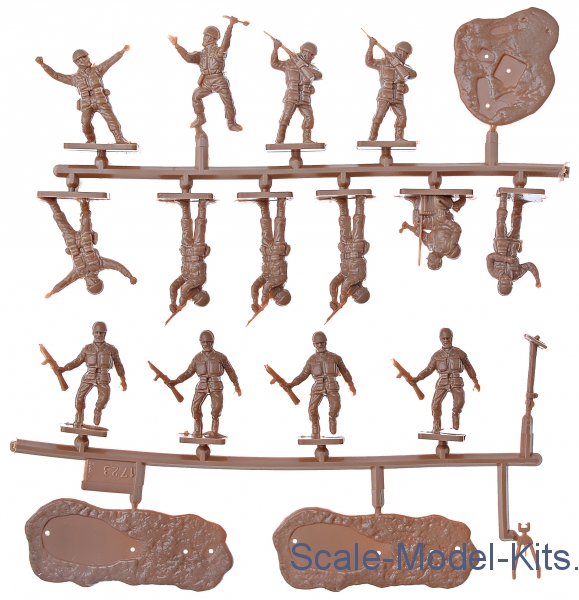 Airfix - British paratroops - Series 1 - plastic scale model kit in 1: ...