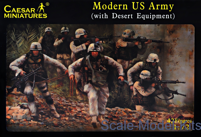 Modern U.S. Army (with desert equipment)-Caesar Miniatures plastic ...