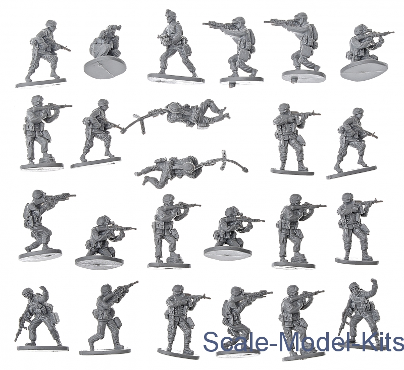 Modern U.S. Army (with desert equipment)-Caesar Miniatures plastic ...