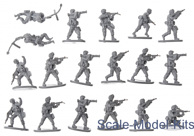 Modern U.S. Army (with desert equipment)-Caesar Miniatures plastic ...
