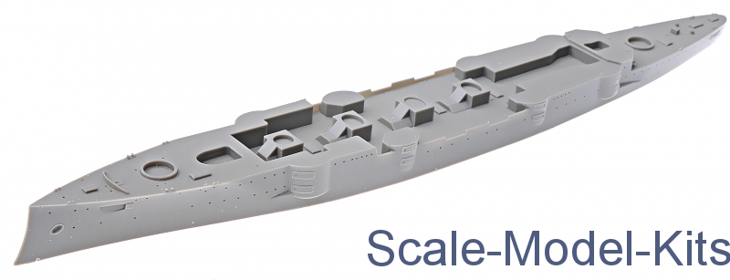 HMS Drake Armored Cruiser, 1903-Combrig plastic scale model kit in 1: ...