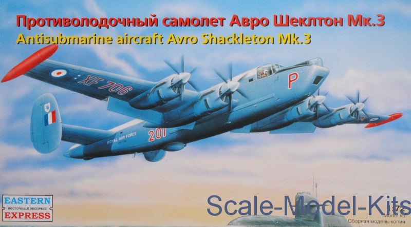 Avro Shackleton MR.Mk.3 reconnaissance aircraft-Eastern Express plastic ...