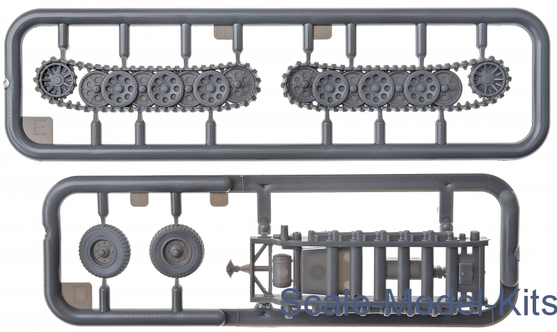 First To Fight - German Half-track tractor Sd.Kfz.11 - plastic scale ...
