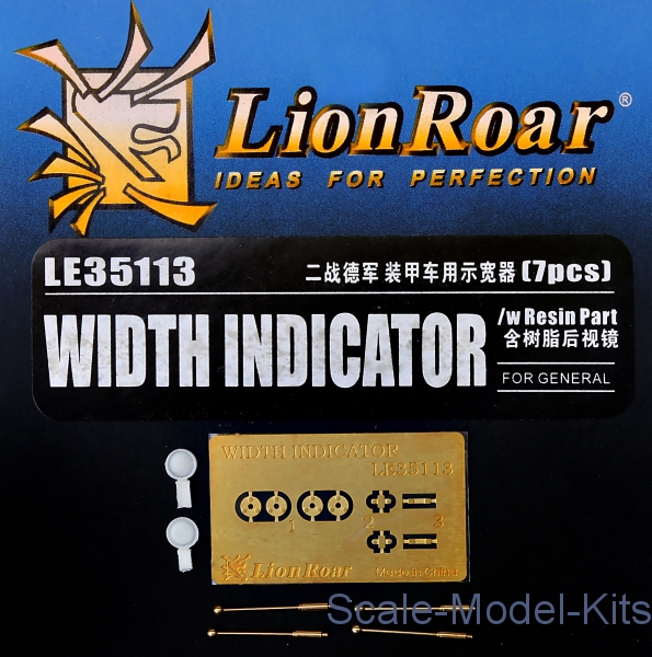 Great Wall Hobby - WWII German AFV Width Indicator /w Resin Rear View ...