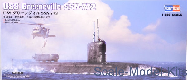 Hobby Boss - USS Greeneville SSN-772 - plastic scale model kit in 1:350 ...