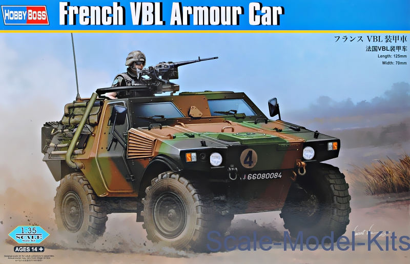Hobby Boss - French VBL Armour Car - plastic scale model kit in 1:35 ...