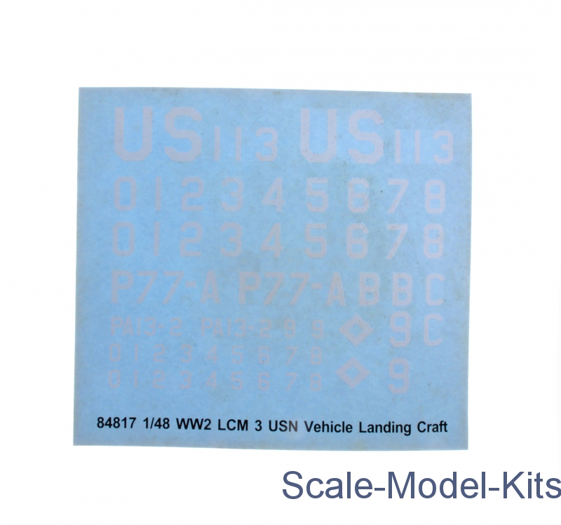 Hobby Boss - LCM-3 USN Vehicle Landing Craft - plastic scale model kit ...