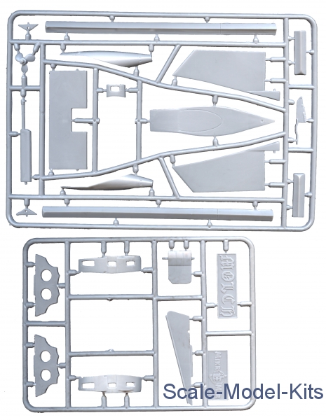 Micro Mir - German midget submarine "Molch" - plastic scale model kit ...