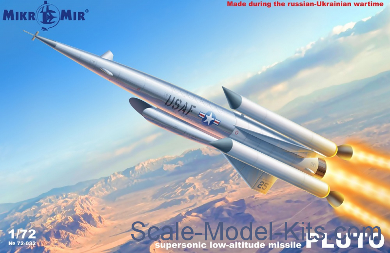 Mikro Mir - "Pluto" supersonic low-altitude missile - plastic scale ...