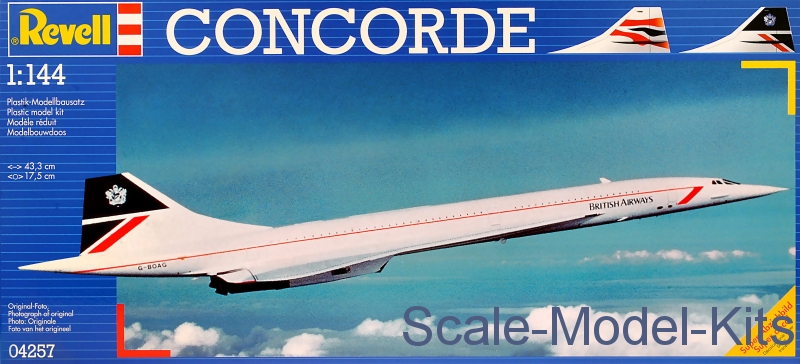 Revell - Concorde - plastic scale model kit in 1:144 scale (RV04257 ...