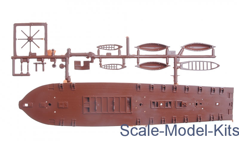 Revell - U.S.S. Constitution 1/146 - plastic scale model kit in scale ...
