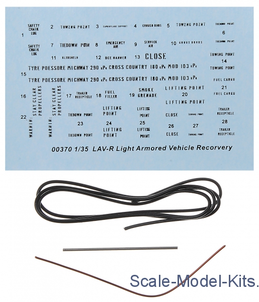 Trumpeter - USMC LAV-R Light Armored vehicle recovery - plastic scale ...