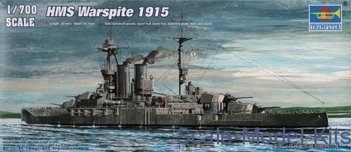 Trumpeter - HMS Warspite 1915 - plastic scale model kit in 1:700 scale ...
