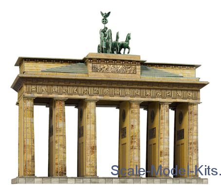 Umbum - Puzzle 3D: Brandenburg Gate - plastic scale model kit in scale ...