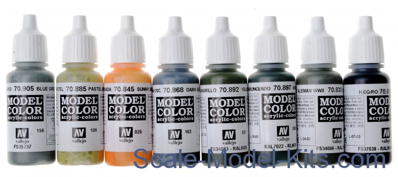 Vallejo - Model Color Set "German field grey". German uniform WW II, 8 ...