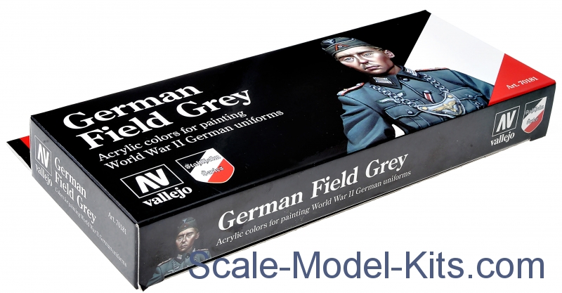 Vallejo - Model Color Set "German field grey". German uniform WW II, 8 ...