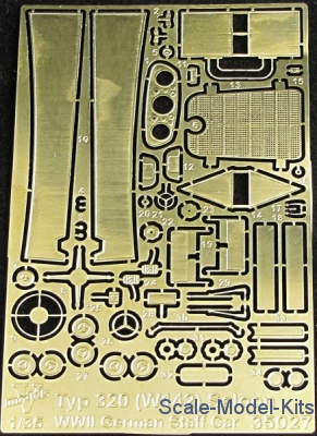 Vmodels - Mercedes-benz typ 320 (W142) Saloon WWII German Staff Car ...