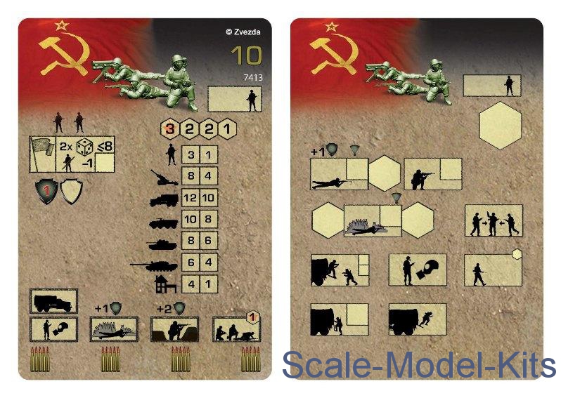 Soviet antitank missile system 9K115 "Metis"-Zvezda plastic scale model ...